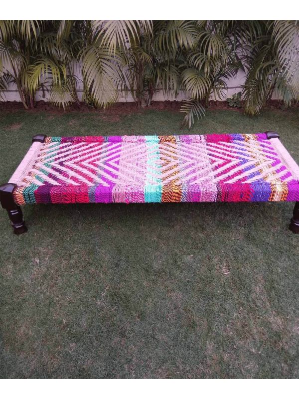Pink daybed | Buy charpoy online | Kalpané