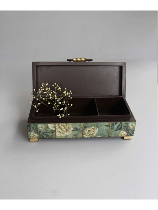 Aqua storage box | Buy decorative storage box online | Kalpané