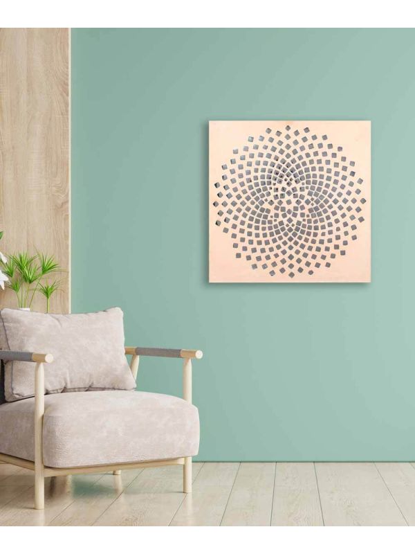 Surya wall art | Buy thikri mirror work online | Kalpané