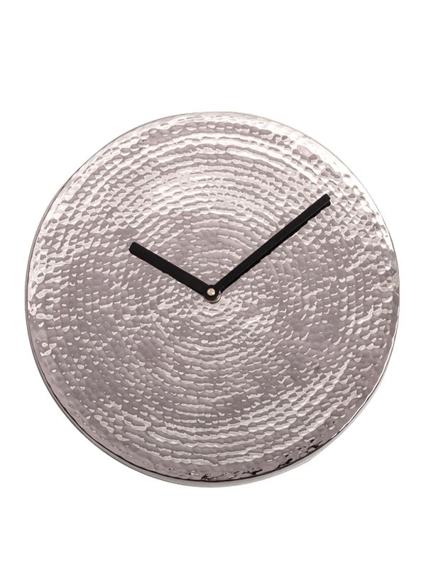 Chrome Clock | Buy chrome wall clock online | Kalpané