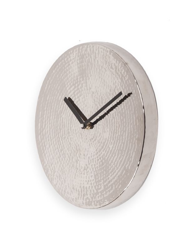 Chrome Clock | Buy chrome wall clock online | Kalpané