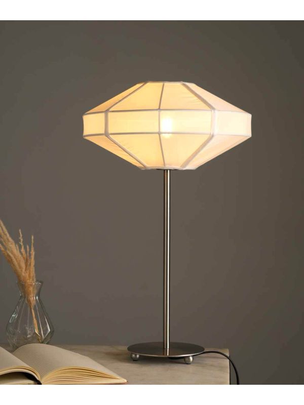 Geometric table lamp | Buy table lamps for bedroom online | Kalpané